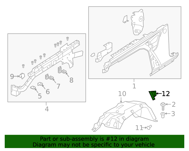 2020 Jeep Gladiator Liner Extension - Driver's Side (LH) 68394597AA ...