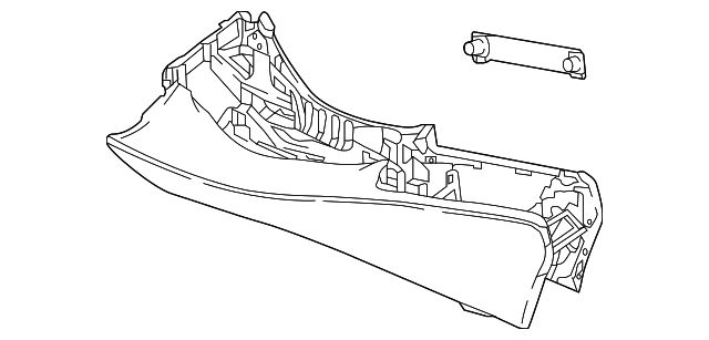 Housing, Center Console | 213-680-10-08-7C70 | MB Dealer Parts