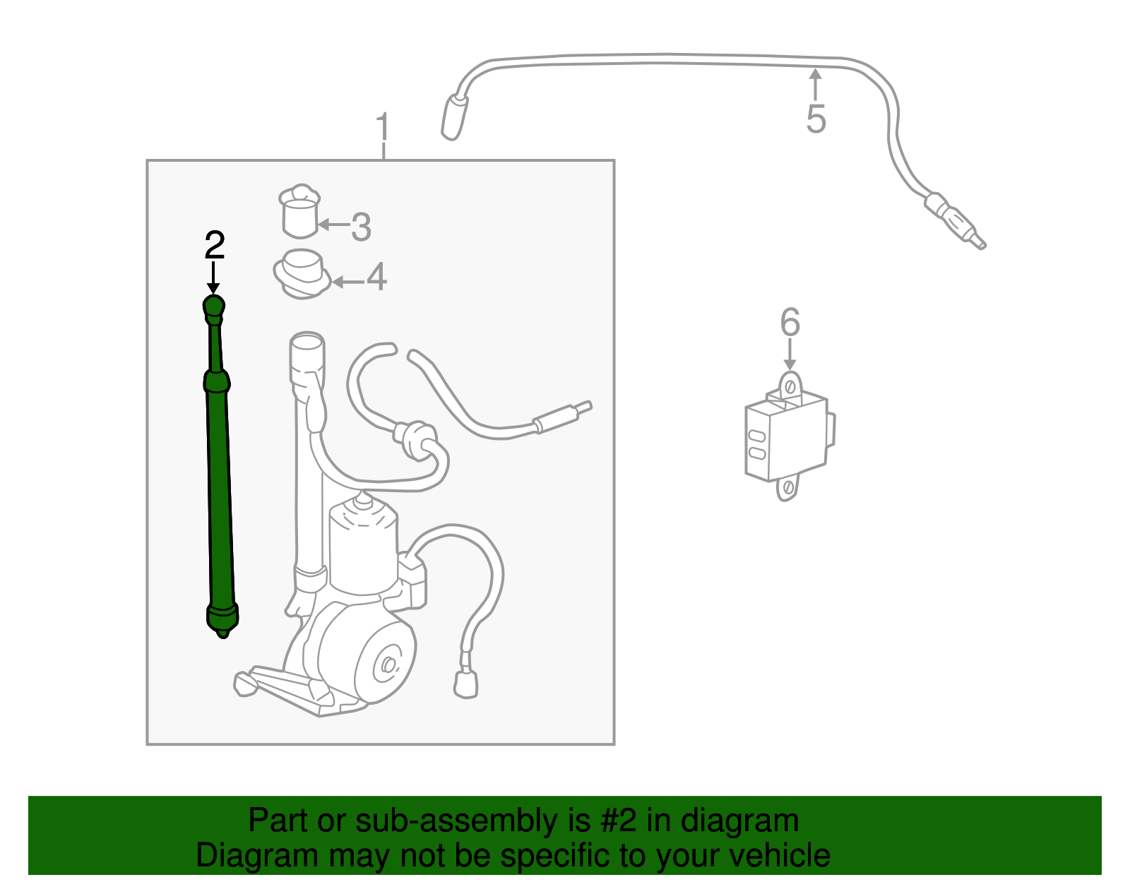 1998-2007 Toyota Land Cruiser Radio Antenna Mast 86337-60151 | OEM ...