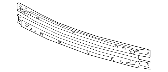 2022-2024 GM Front Bumper Impact Bar 84502908 GM | GMPartsDirect.com