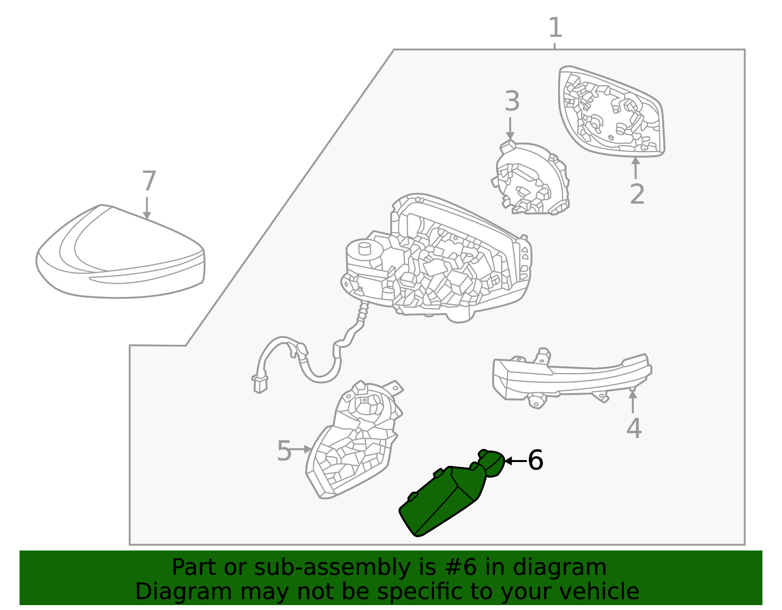 96312-5EF0A - 2020-2025 Nissan Versa - Mount Cover | World OEM Parts Nissan