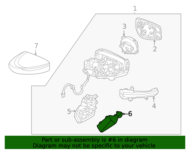 2020-2024 Nissan Versa Mount Cover 96313-5EF0A | Temecula Nissan Parts