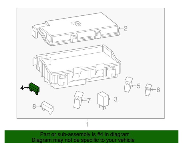 2011-2021 Mopar Mini Fuse 68100731AB | TascaParts.com