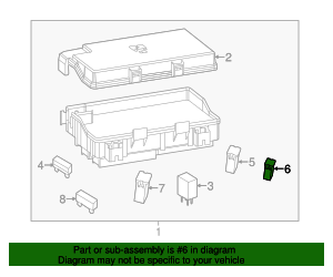 2019 Ram 1500 Fuse 68377877AA | TascaParts.com