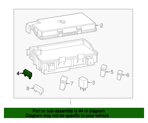 2013-2021 Mopar Mini Fuse 68100745AB | TascaParts.com