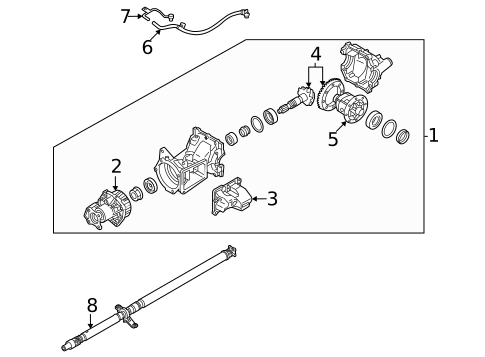 Axle & Differential for 2022 Mitsubishi Outlander | Mitsubishi Parts Warehouse