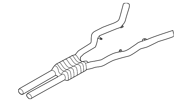 Genuine BMW 18-30-7-646-959 | Center Muffler | FREE Shipping on Most ...