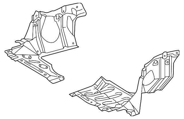 51442-42070 - Splash Shield - 2001-2005 Toyota RAV4 | OEM Genuine ...