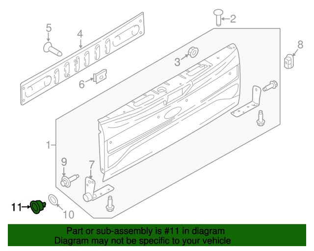 2017-2024 Ford Pivot Bracket Insert FL3Z-99430B22-A | OEM Parts Online