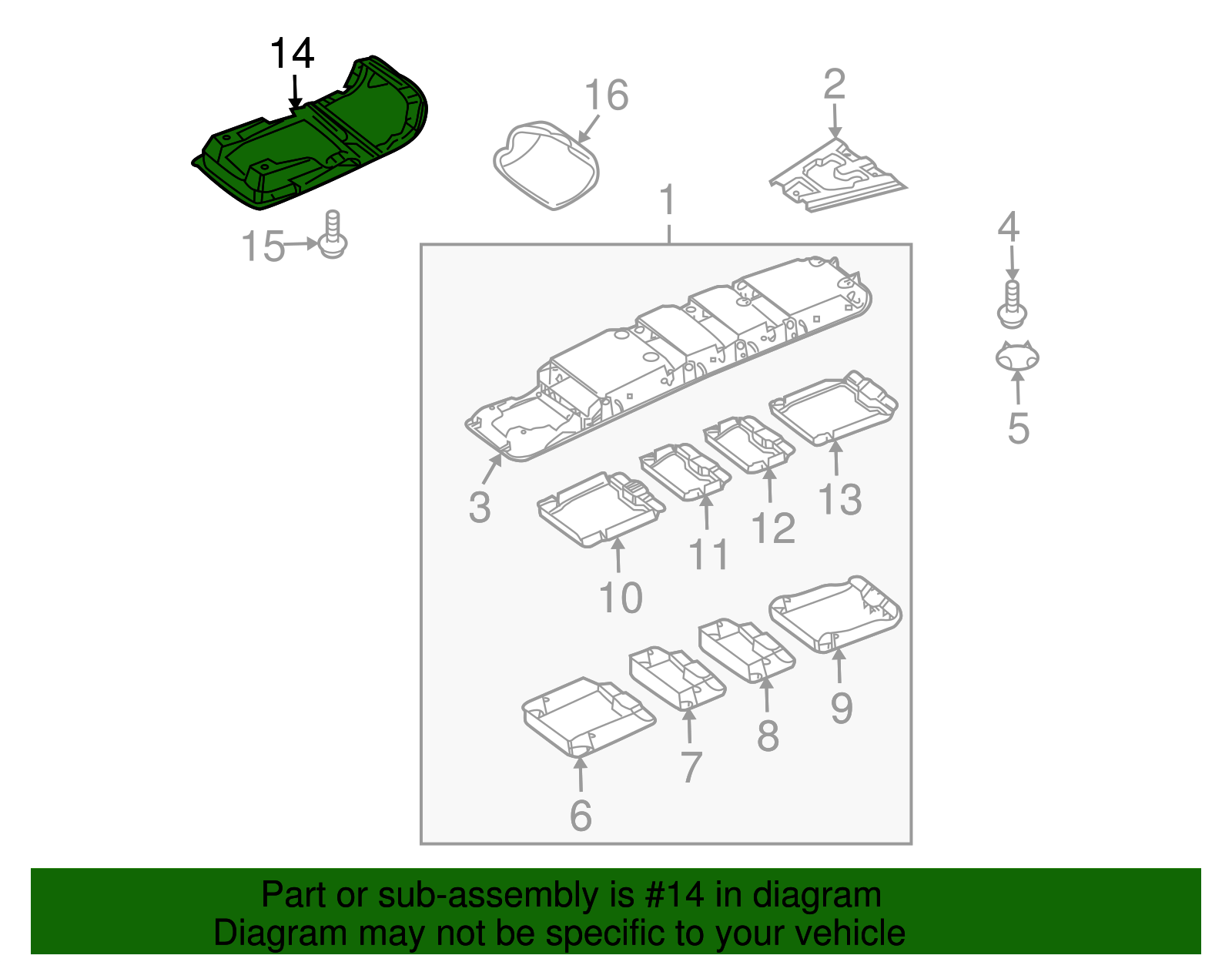 1K0-867-489-E-Y20 - 2005-2017 Volkswagen - Lamp Housing | Quick VW Parts