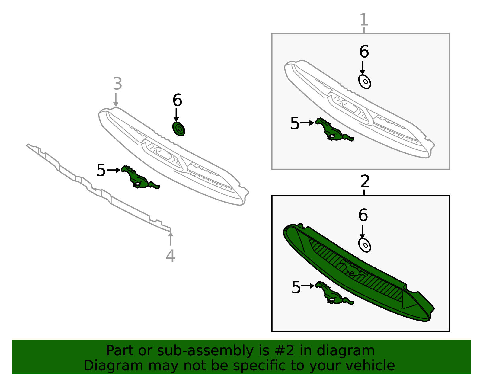 FR3Z-8200-DA - Grille 2015-2017 Ford Mustang | Big 3 Auto Parts