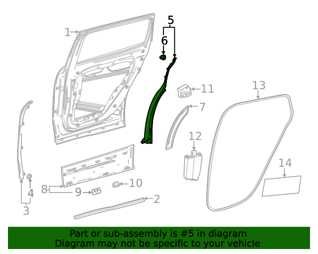 247-730-60-03 - Door Edge Guard 2021-2023 Mercedes-Benz ...