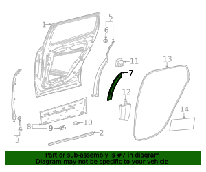 247-730-27-02 - Wheel Opening Molding 2021-2023 Mercedes-Benz ...