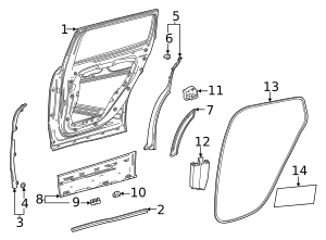 247-730-27-02 - Wheel Opening Molding 2021-2023 Mercedes-Benz ...