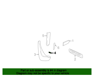 979878 - Fender Liner Rivet 1989-2014 Volvo | My Swedish Parts