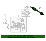 Genuine OEM Axle Assembly Part# TOB500310 Fits 2006-2012 Land Rover ...
