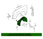 Audi OEM Fender Liner Part# 8E0-821-171-F | OEM Vehicle Parts