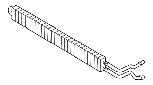 17217601738 - 2007-2010 BMW X5 Power Steering Oil Cooler (17-21-7-601 ...