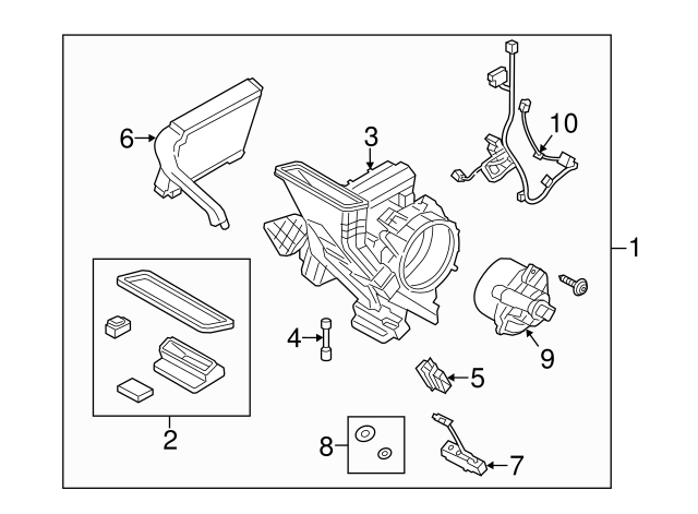 2015-2024 Ford Evaporator Core BK3Z-19860-D | Blue Springs Ford