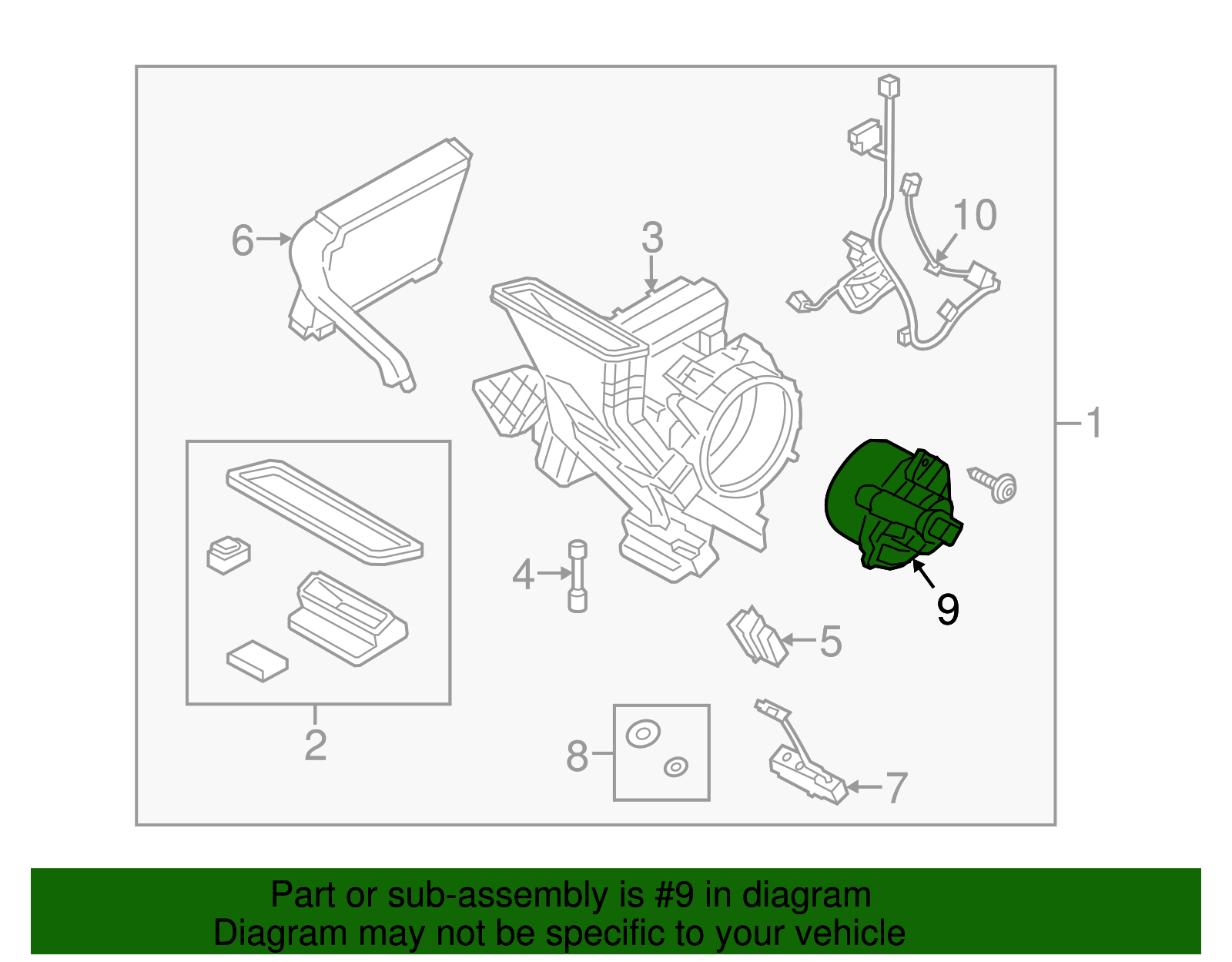 BK3Z-19805-B - Blower Motor 2015-2024 Ford | Ford Parts Direct