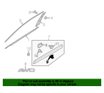 2016-2022 Kia Body Side Molding Retainer 877562W000 | TascaParts.com