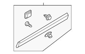 2016-2020 Kia Sorento Body Side Molding 87722-C6000 | OEM Parts Online