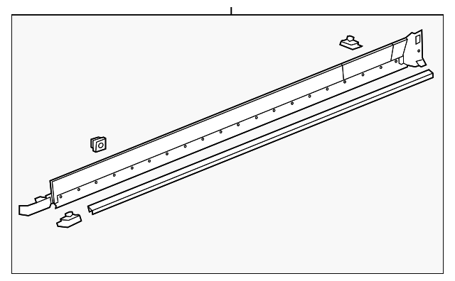 2019-2022 Chevrolet Blazer Black Passenger Side Rocker Panel Molding ...