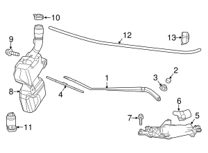 2007-2024 Mopar Front Reinforced Bolt 06104370AA | Mopar Parts Canada