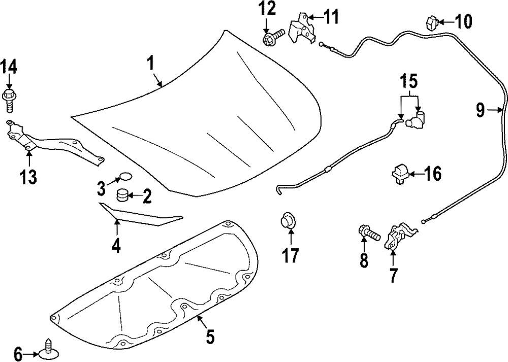 909210233 - 2022-2024 Subaru BRZ - Support Rod Grommet | Subaru Parts HQ