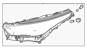 2020-2023 Toyota Highlander Headlight Assembly 81110-0E460 ...