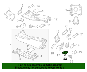 2014-2020 Mercedes-Benz Rear Housing 222-820-03-09 | MB Online Parts
