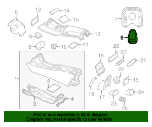 2229001321 - Pad Assembly 2014-2021 Mercedes-Benz | AutoNationParts.com