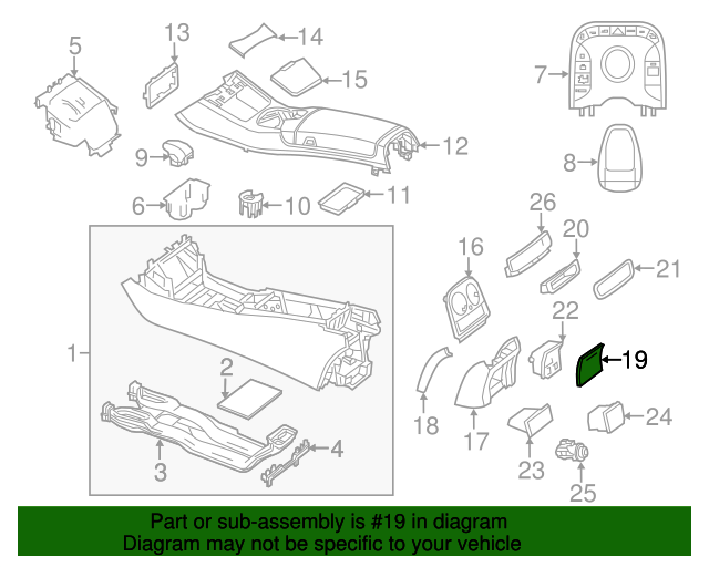 222-680-23-07-9H15 - Lower Cover 2014-2020 Mercedes-Benz | Mercedes ...