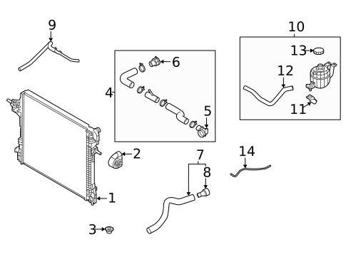 Radiator & Components for 2022 Genesis GV70 | Hyundai OEM Parts Direct