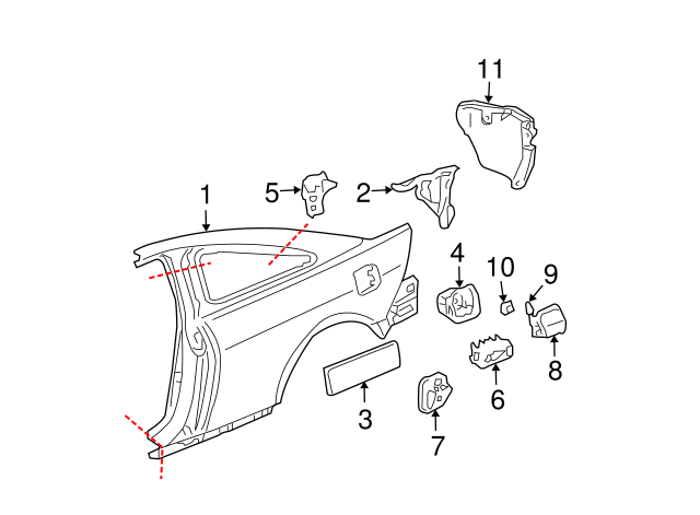 75460-SDN-A01 - Outlet Assembly, R Rear Air - 2003-2007 Honda Accord ...