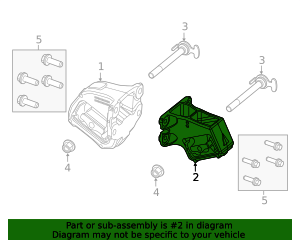 2019-2020 Ram Insulator-Engine Mount - Driver's Side (LH) 68363309AC ...