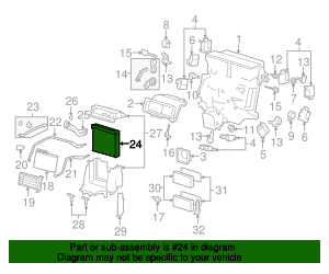 2005-2015 Audi Evaporator Core 4F0-820-103 | Genuine Audi Part