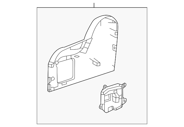 2021-2024 Toyota Sienna Outer Cover 71801-08040-C0 | Toyota Parts Center