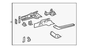2013-2023 Lexus Rail Assembly 57101-53070 | OEM Parts Online