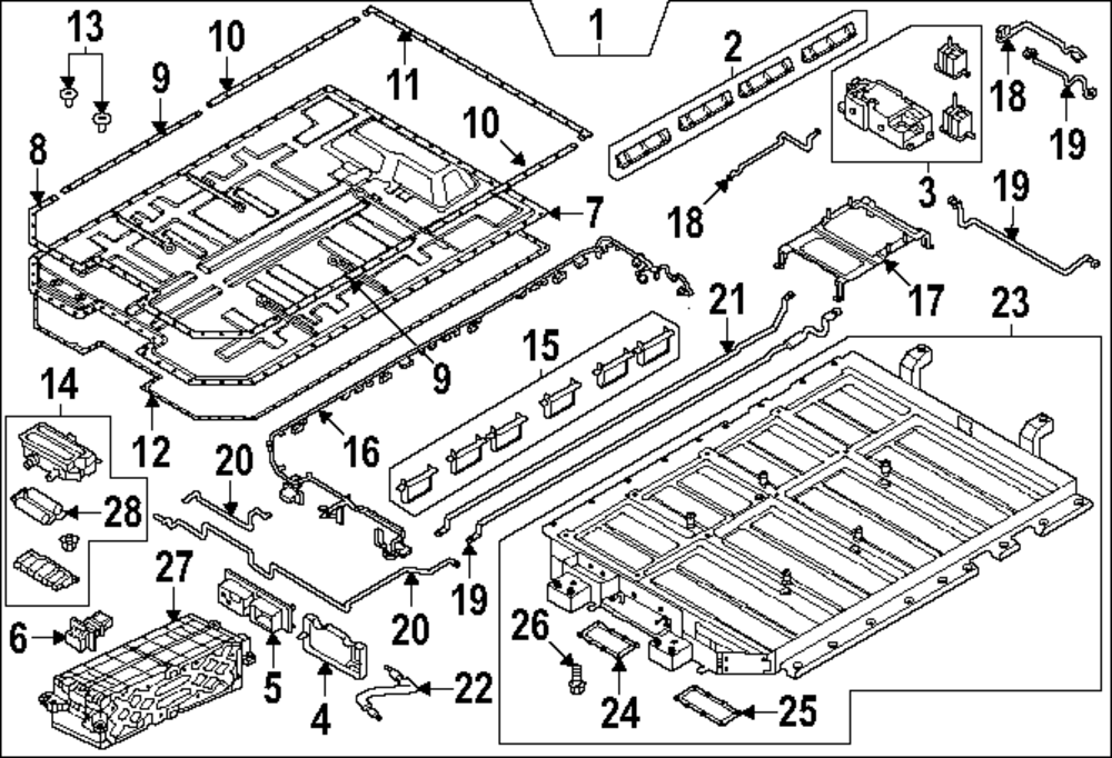 2023-2025 Genesis Electrified G80 Battery Management Unit 375A0-JI050 ...