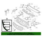 2018-2021 Mazda 6 Front Molding GSH7-50-7K0D | RealMazdaParts.com