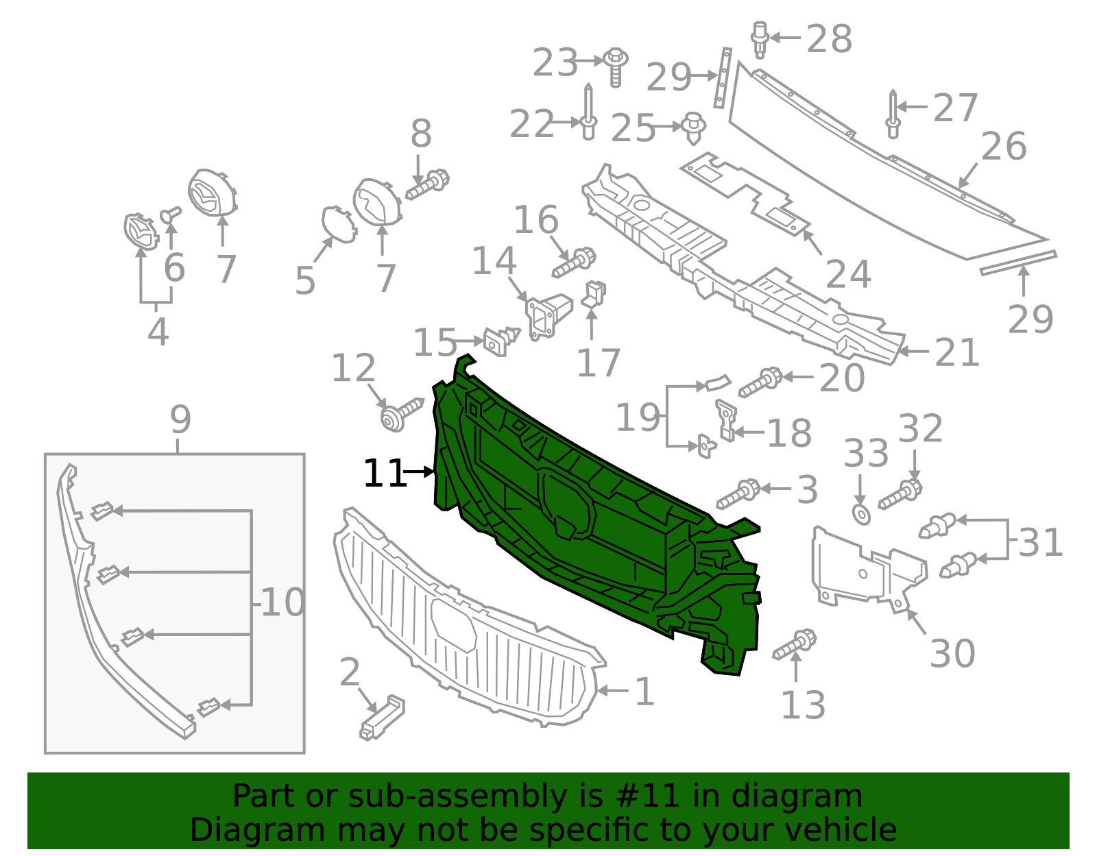 2018-2021 Mazda 6 OEM NEW 2018-2019 Mazda 6 Inner Support Reinforced ...