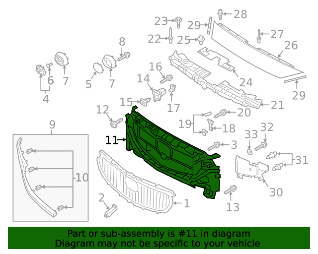2018-2021 Mazda 6 Inner Support gsh750712b | TascaParts.com