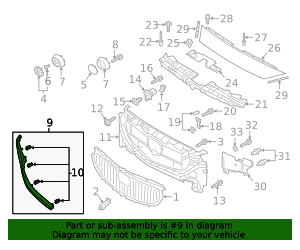 2018-2021 Mazda 6 Front Molding GSH7-50-7J0D | RealMazdaParts.com