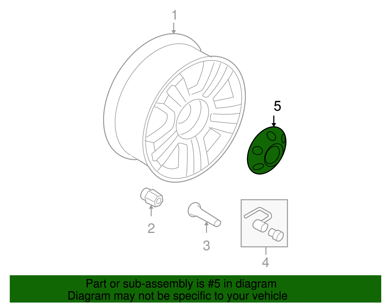 2006-2008 Ford F-150 Center Cap 6L3Z-1130-AA | Retail Performance Auto ...