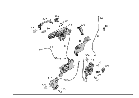 Locking System for 2008 Mercedes-Benz ML350 | Mercedes-Benz USA Parts