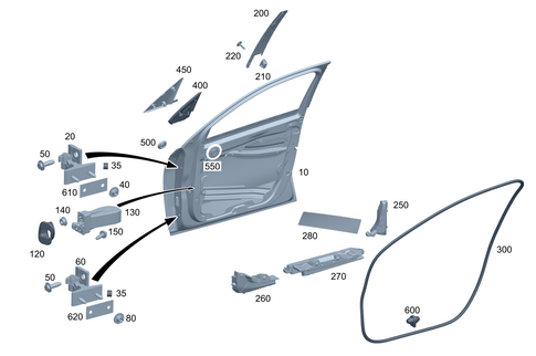 Front Door for 2025 Mercedes-Benz GLC300 | Mercedes-Benz USA Parts
