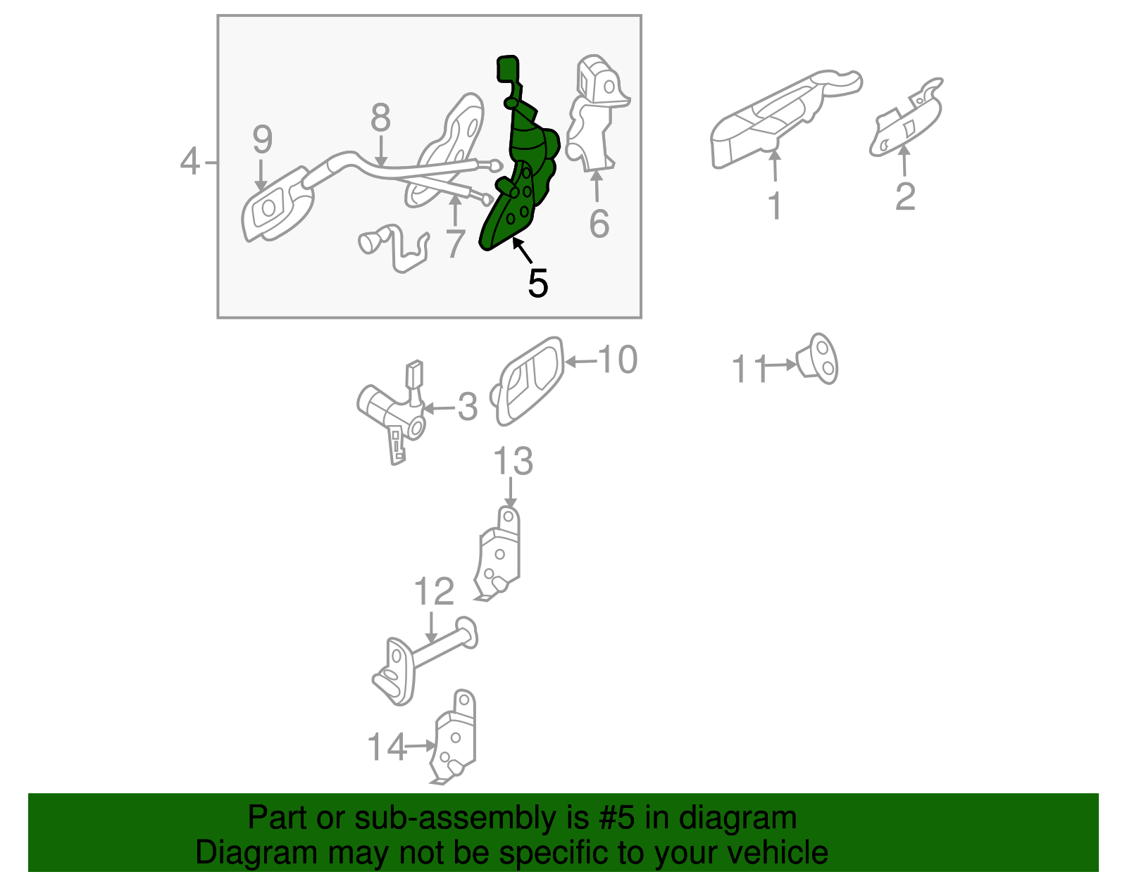 81310-4D010 - Lock Actuator 2006-2014 Kia Sedona | Kia.Parts Store