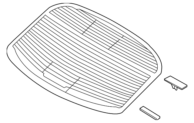 87110-D5010 - Back Glass 2016-2020 Kia Optima | Kia.Parts Store