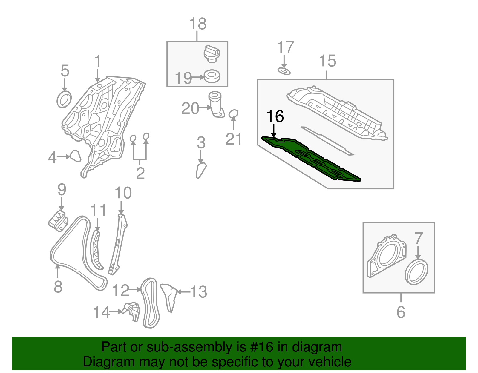 Hyundai - 22441-3C710 - Valve Cover Gasket - 2009-2012 Hyundai | OEM ...